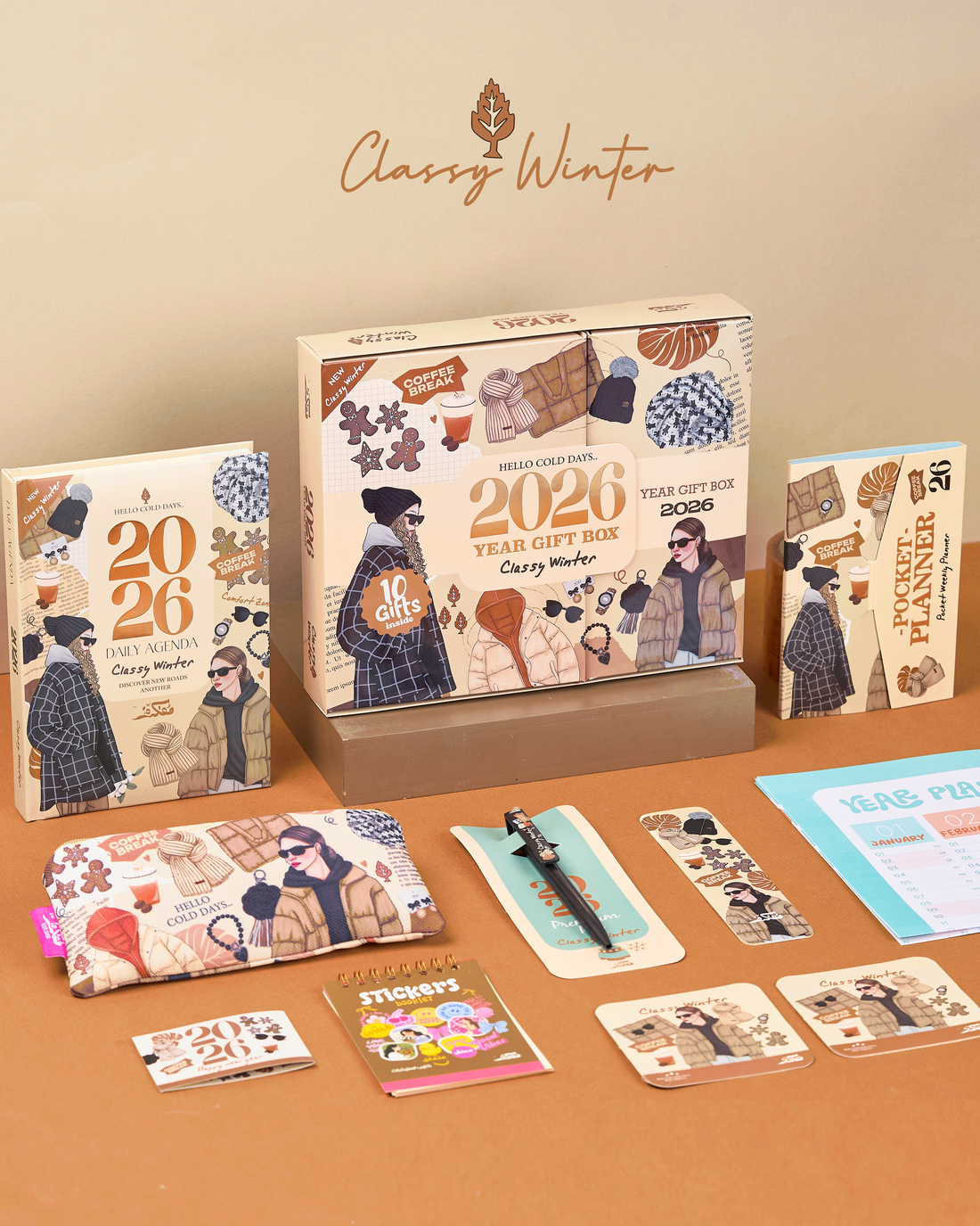 Classy Winter Year Gift Box 2026 – Mofkera