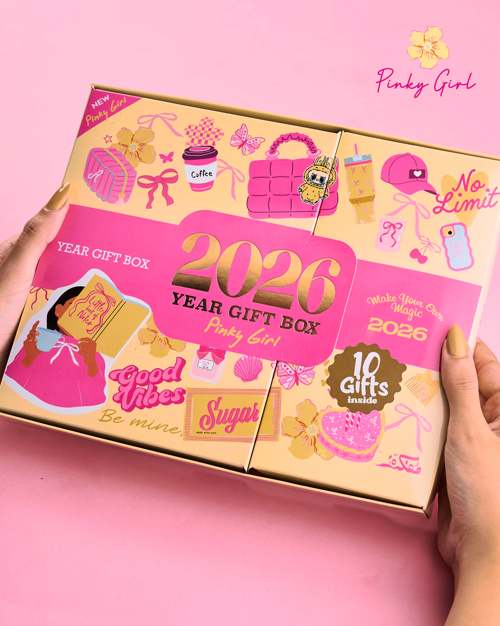 Pinky Girl Year Gift Box 2026 – Mofkera