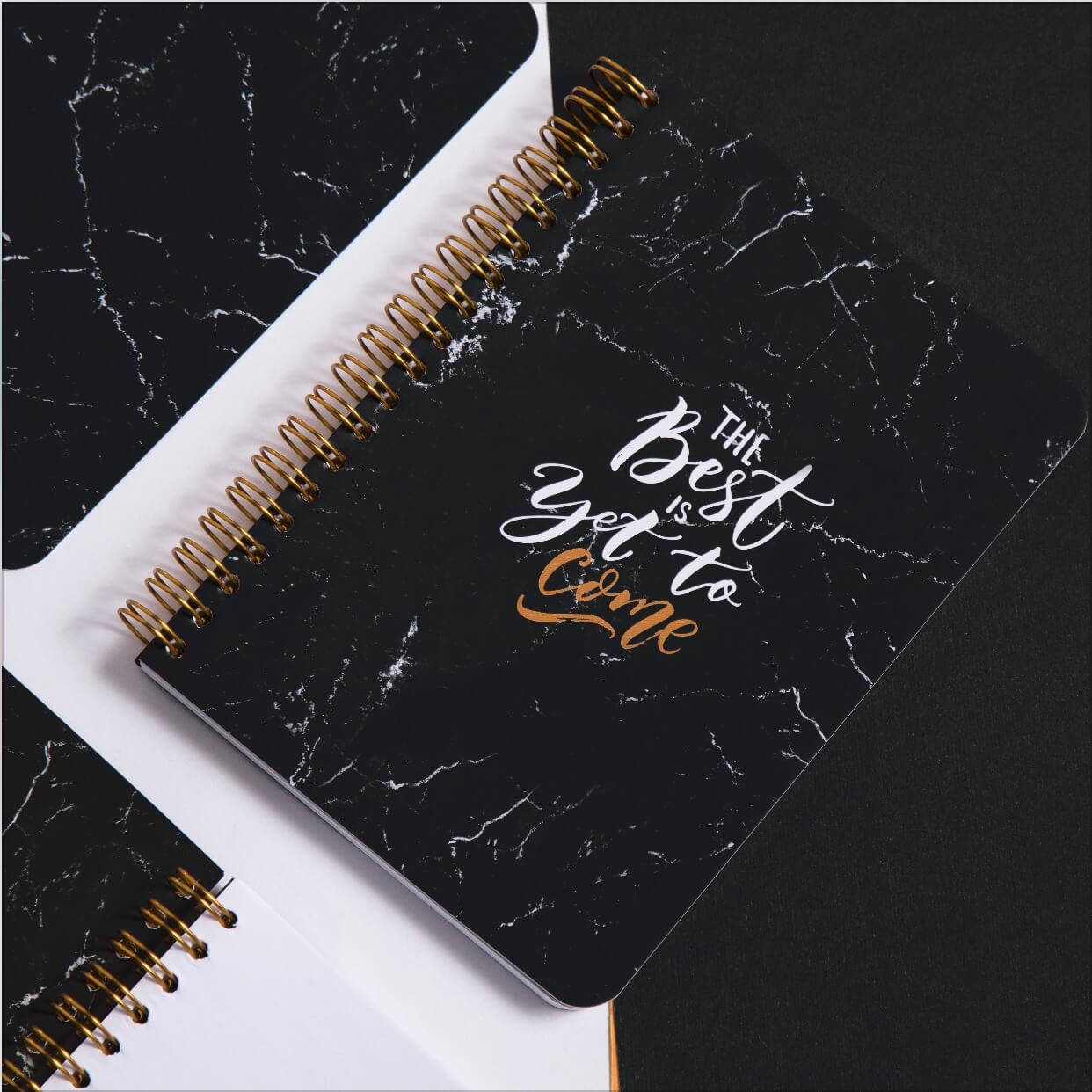 Black Marble Notebook – Mofkera